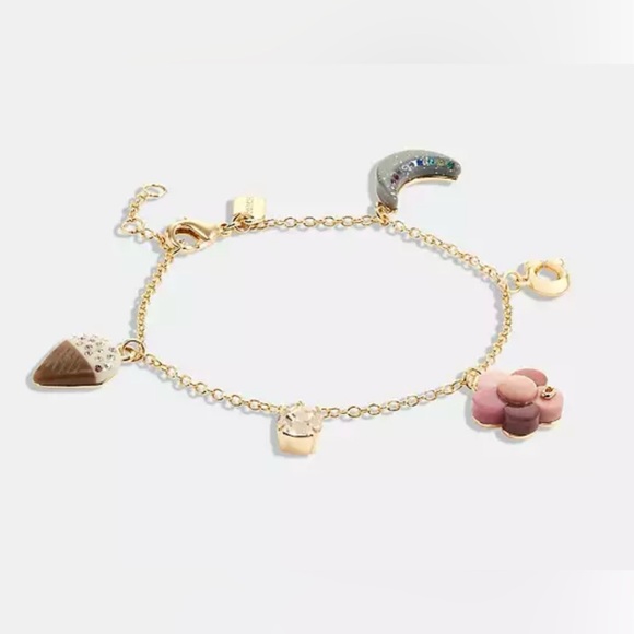 Coach | Jewelry | Coach Moon Flower Bracelet | Poshmark